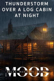 Watch Thunderstorm Over a Log Cabin at Night Online | 2024 Movie | Yidio