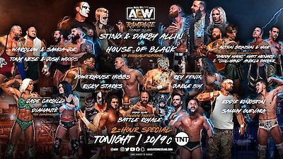 Watch AEW: Rampage Season 2 Episode 38 - #59 - Grand Slam: Arthur Ashe ...